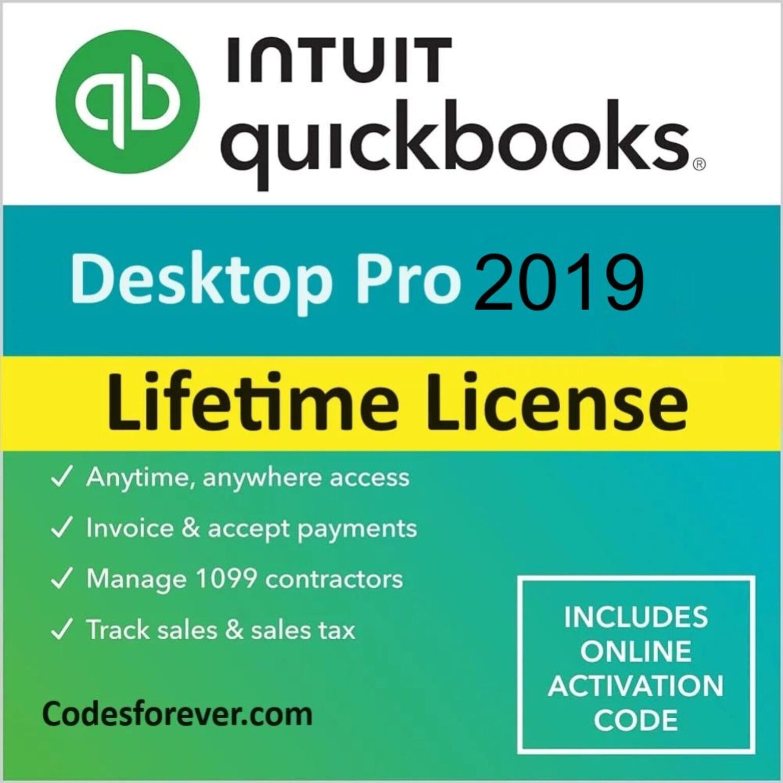 Buy Intuit QuickBooks Desktop Pro 2019 license key