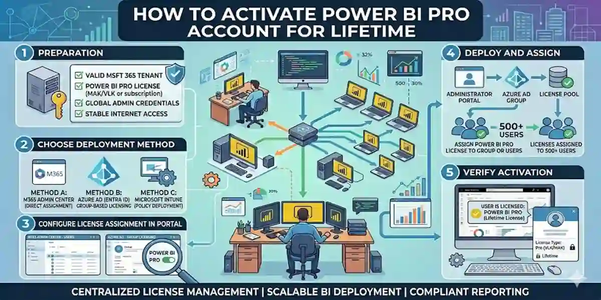 Power BI Pro Lifetime Access – Full Activation Guide CODESFOREVER